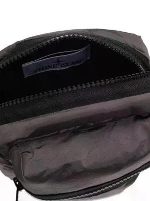 Stone Island Zip Crossbody Bag - Grey