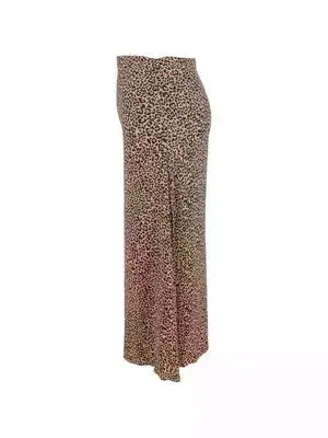 REFORMATION Leopard-print Midi Skirt