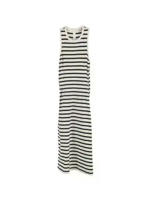 ALEXANDER WANG Knitted Striped Tank Dress