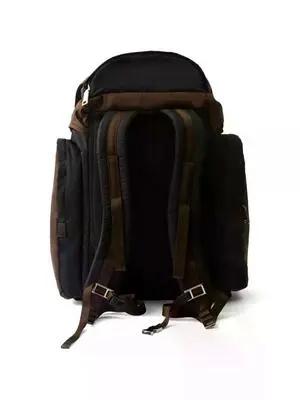 Prada Logo Plaque Buckled Backpack