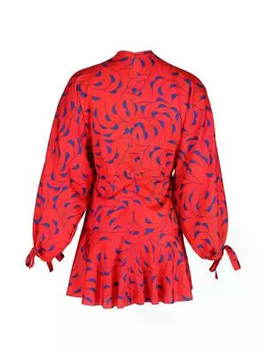 SELF-PORTRAIT Printed Mini Dress