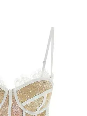 Giuseppe Di Morabito Lace Bustier Top