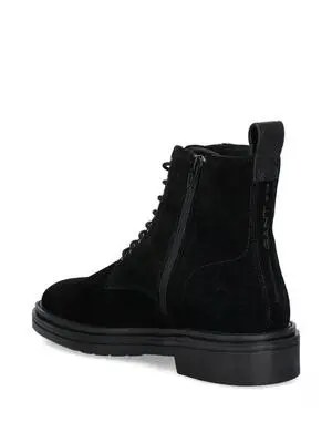 Gant Boggar Lace-up Zip Boots - Black