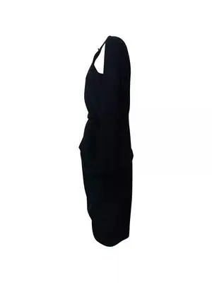 Balenciaga Low-back Cape Dress