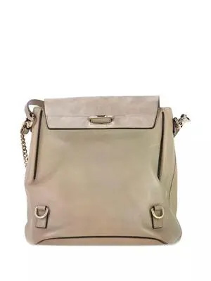 Chloé Faye Zip Leather Backpack