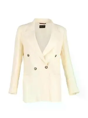 Loro Piana Double-breasted Linen Blazer