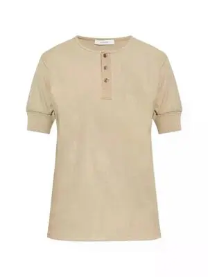 LEMAIRE Half-button Short-sleeve T-shirt
