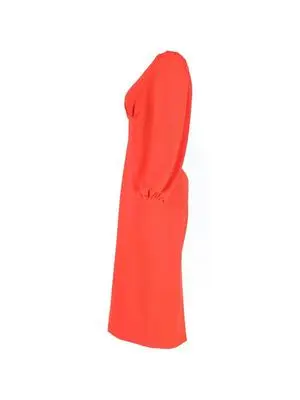 EMILIA WICKSTEAD Bishop-sleeve Midi Dress