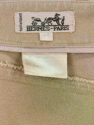 Hermès Cotton Trousers - Neutrals