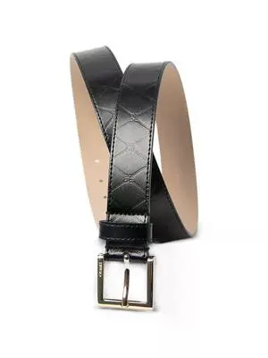 Hugo Diamond-pattern Leather Belt
