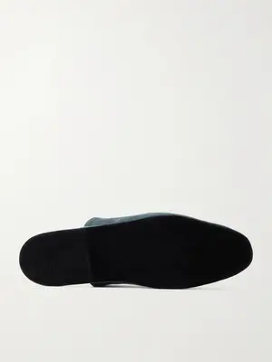 Charvet Suede Slippers - Gray