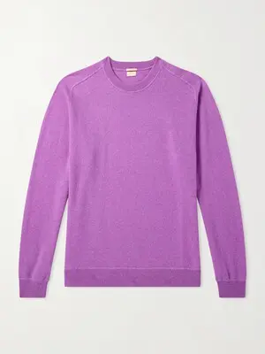 Massimo Alba Cashmere Crewneck Sweater - Purple