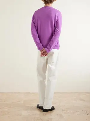 Massimo Alba Cashmere Crewneck Sweater - Purple