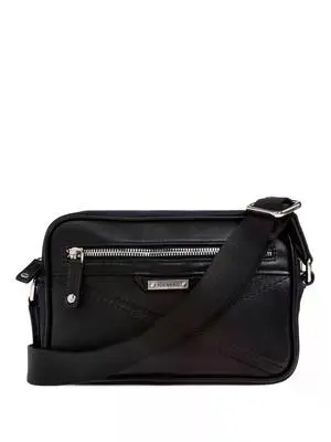 Iceberg Zip-detailed Shoulder Bag - Black