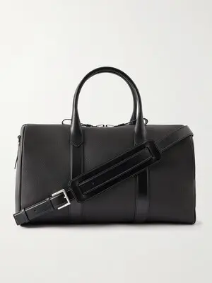 TOM FORD Leather Weekend Bag - Black