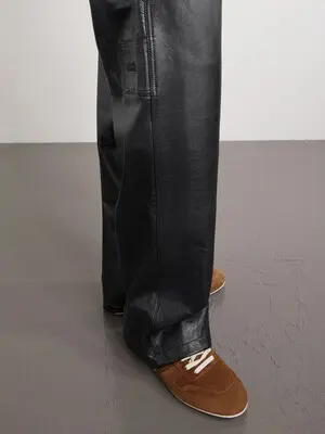 Vetements Straight-leg Leather Trousers