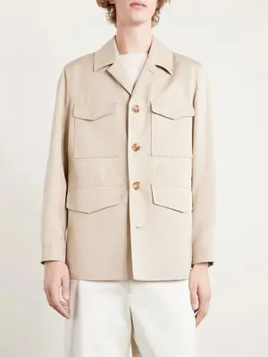 LARDINI Panosh Woven Field Jacket