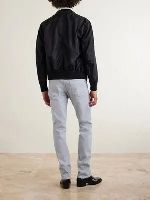 TOM FORD Slim-fit Straight-leg Cotton-blend Trousers