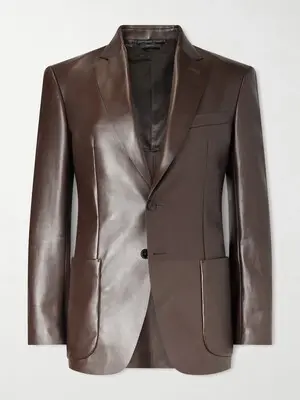 TOM FORD Leather Blazer