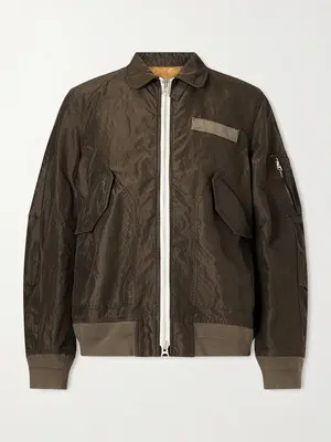 Sacai Shell Bomber Jacket - Green