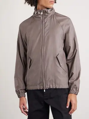 Brunello Cucinelli Silk-blend Bomber Jacket