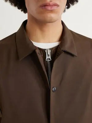 Sacai Layered Woven Blouson Jacket