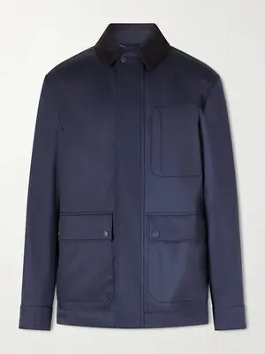 Canali Zip Up Outerwear For Men