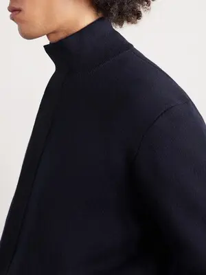 Dunhill Cotton And Cashmere-blend Jacket - Blue