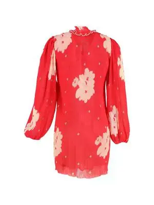 GANNI Floral-print Mini Dress