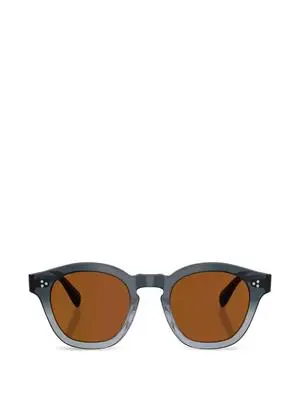 Oliver Spencer Round-frame Sunglasses - Grey