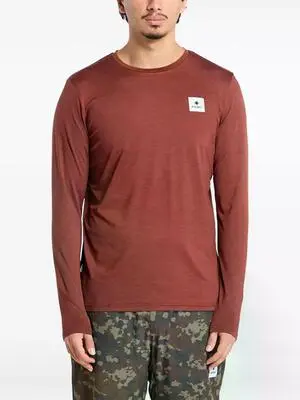 SAYSKY Graphic Print Long Sleeve Crewneck T-shirt
