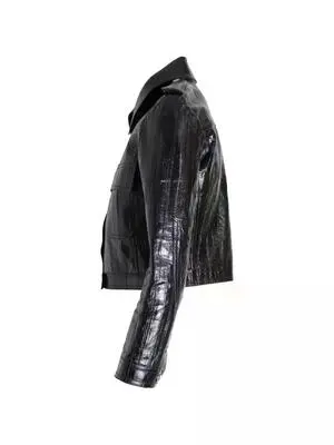 LOUIS VUITTON Cropped Leather Jacket