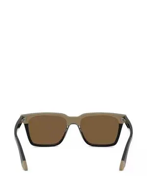 Emporio Armani Rectangle Sunglasses - Black