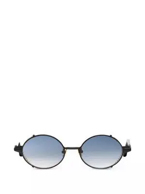 JOHN DALIA Oval-frame Sunglasses - Black