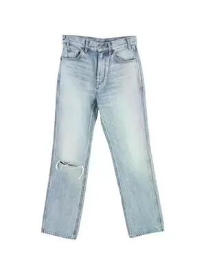 Celine Cotton Denim Straight-leg Jeans