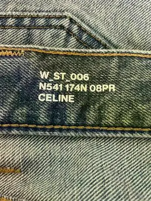 Celine Cotton Denim Straight-leg Jeans