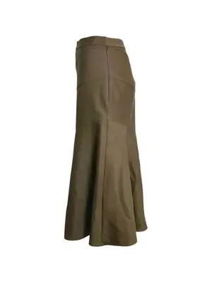 Theory Flared Midi Skirt