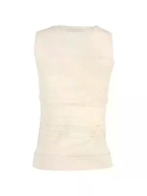 Burberry Pleated Sleeveless Top