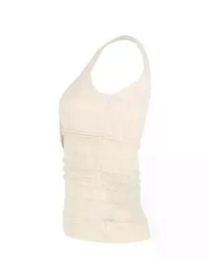 Burberry Pleated Sleeveless Top
