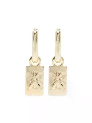 Patrizia Pepe Micro Fly Pendant Earrings - Gold