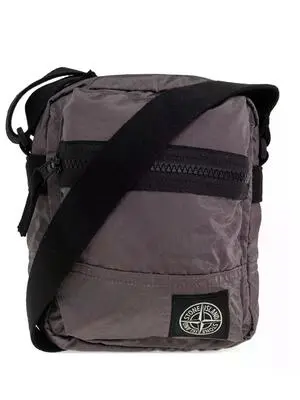 Stone Island Zip Cross Body Bag - Grey