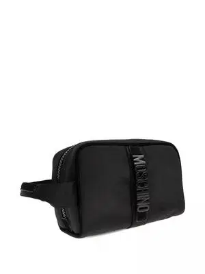 Moschino Logo Zip Clutch
