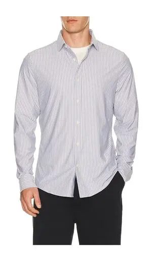 RHONE Commuter Shirt Semi Spread Collar In . Also - Grey