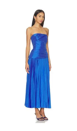 Simkhai Arie Strapless Bustier Midi Dress