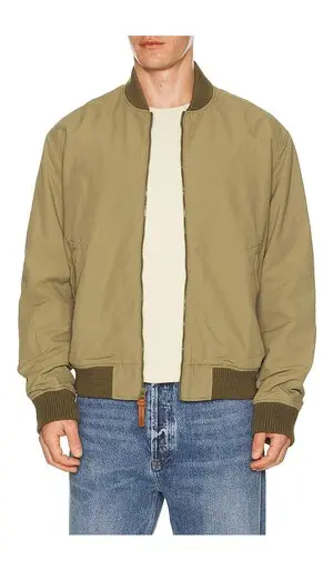 Faherty Brand Military Bomber Jacket