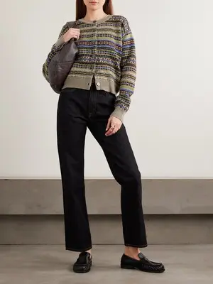Daughter Ada Fair Isle Wool Cardigan