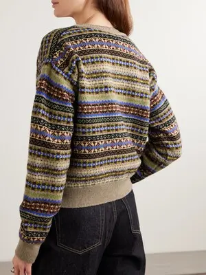 Daughter Ada Fair Isle Wool Cardigan