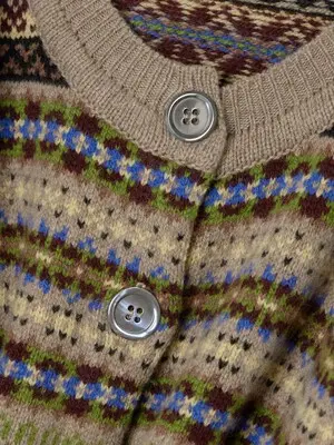 Daughter Ada Fair Isle Wool Cardigan