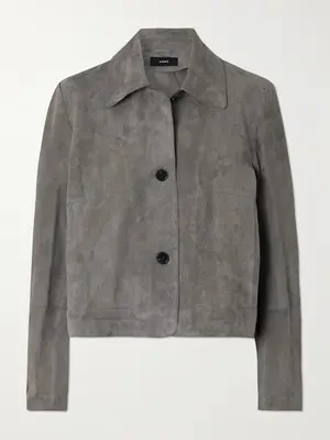 ARMA Emy Suede Jacket Gray