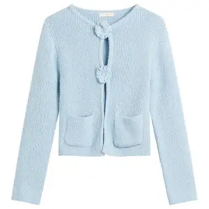 KIJUN Double Corsage Cardigan